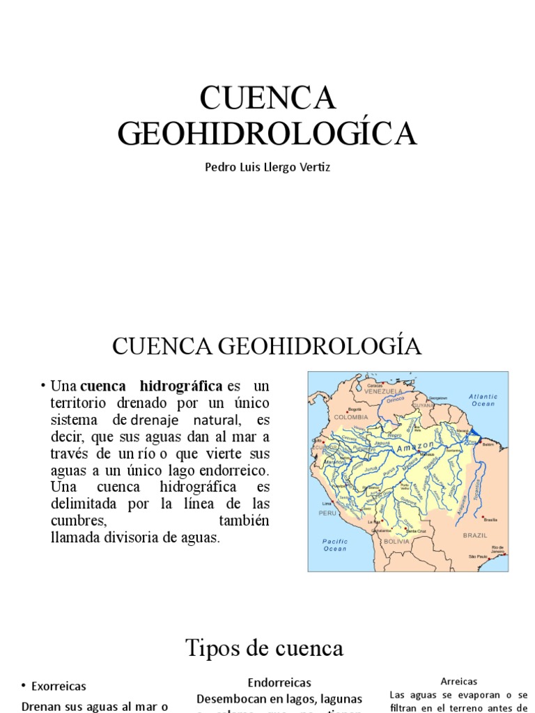 Tipos de Cuencas Hidrográficas | PDF
