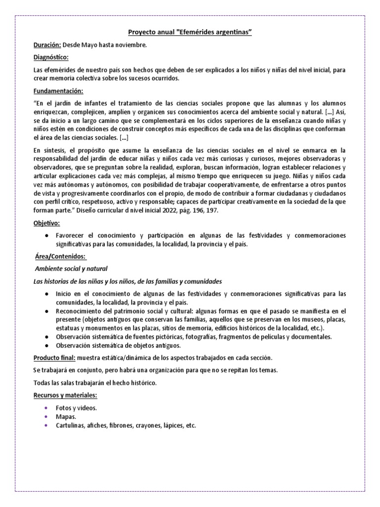 2023 TM Proyecto Anual Efemerides Todas Las Secciones | PDF | Educación ... 2023 TM Proyecto Anual Efemerides Todas Las Secciones | PDF | Educación ...