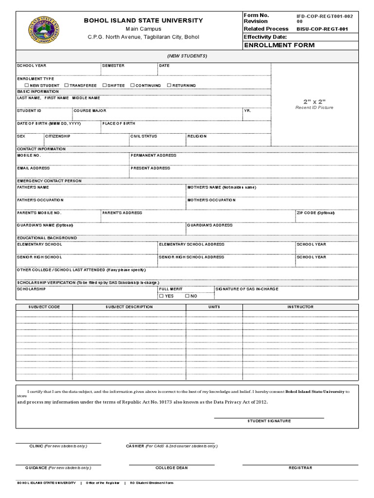 Enrollment Forms | PDF | Informed Consent | Vaccines