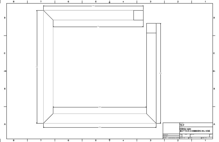 Infinity Cube Drawing TOP VIEW v2 | PDF