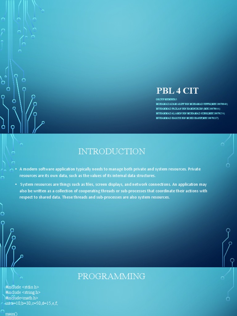PBL 4 Cit | PDF | Operating System | Application Software