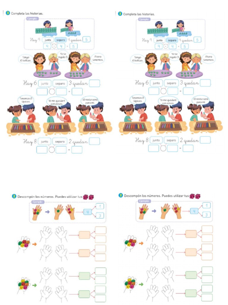 Matematicas Composición y Descomposición | PDF