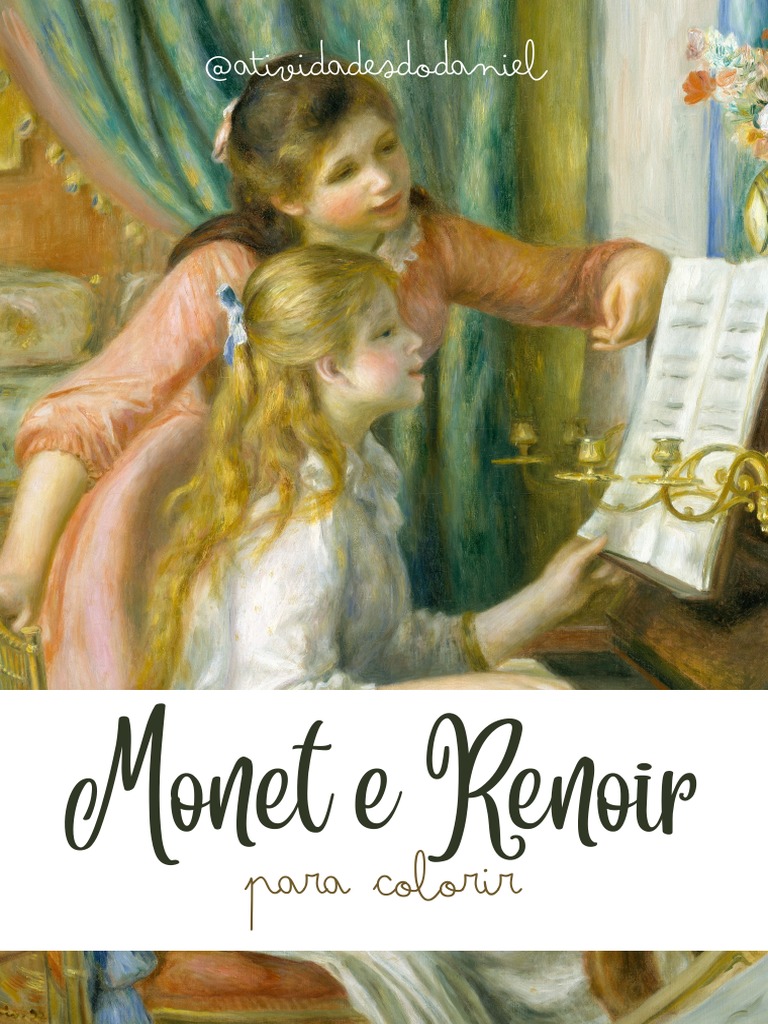 Monet e Renoir para Colorir | PDF