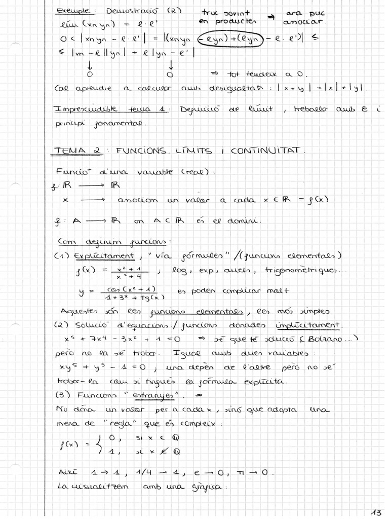 Límits I Continuitat | PDF