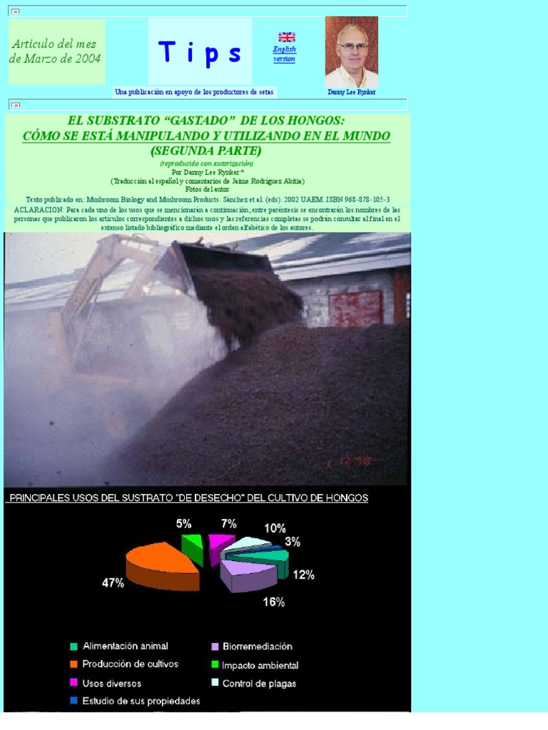 M8 C3 Sustrato Gastado y Su Uso | PDF | Agricultura | Sustancias químicas