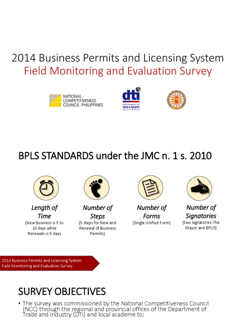 2014 BPLS Field Monitoring and Evaluation Survey | PDF | Sole ...