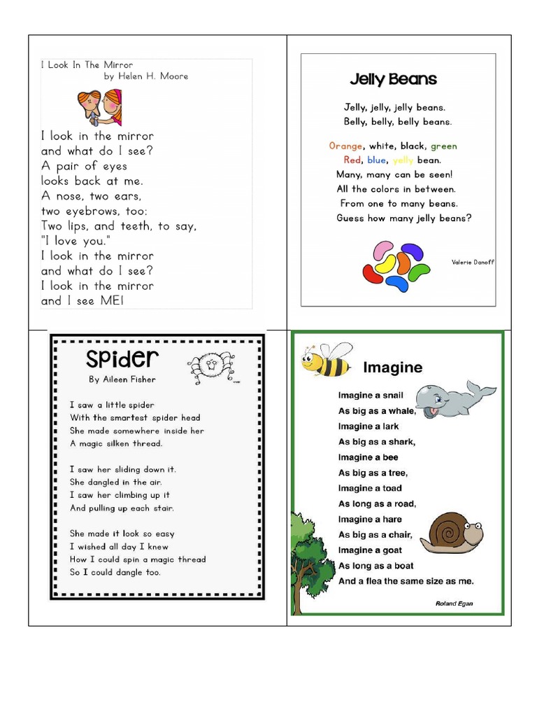 Poem Year 1 | PDF