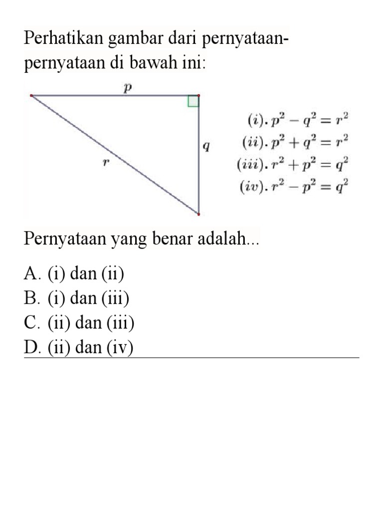 Soal Pythagoras Pdf