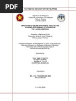 PUP Thesis Paper Template | PDF | Academia | Further Education