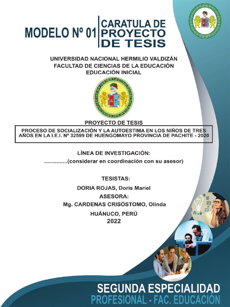 Modelo Nº01 - Modelo de Caratula de Proyecto | PDF