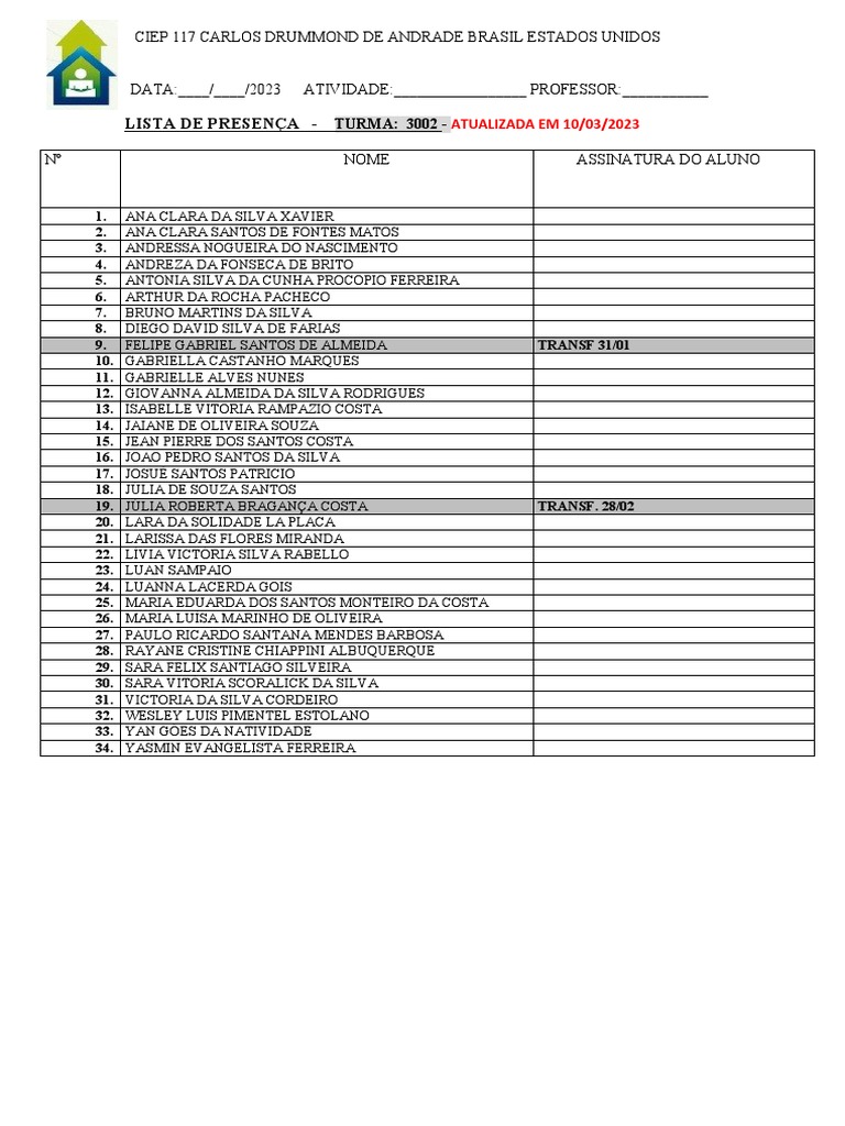 Lista 2023-3002 | PDF