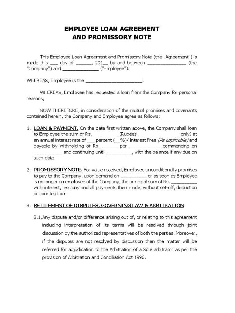 Employee Loan | PDF