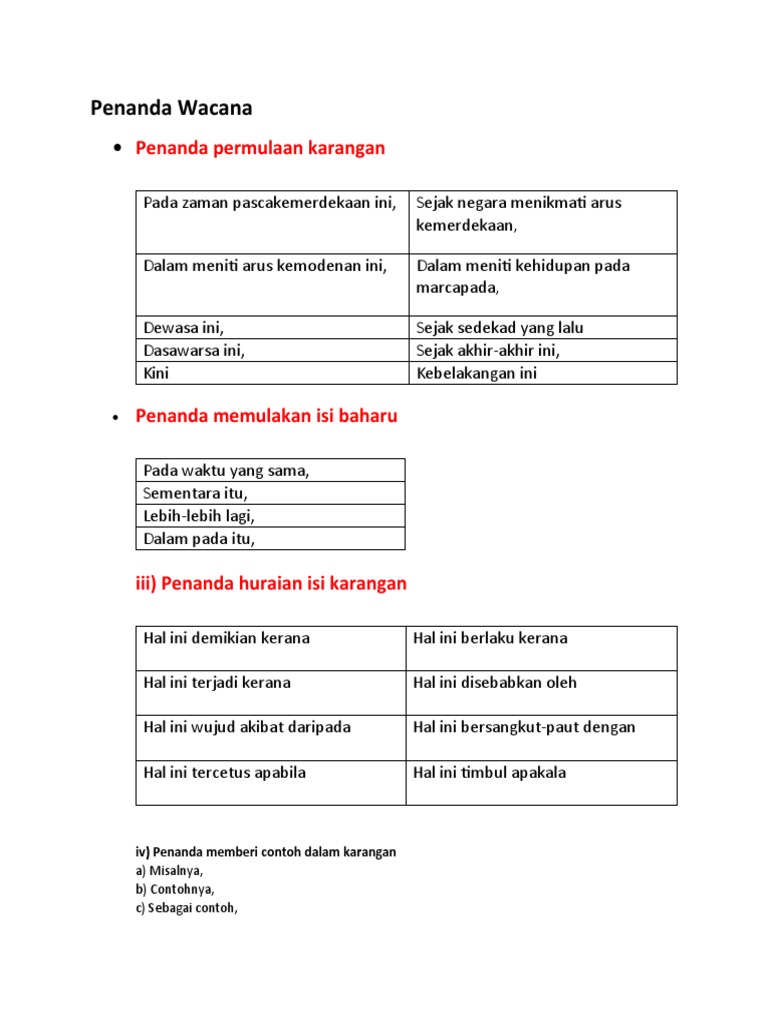 Penanda Wacana | PDF