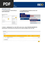 Sample BDO Form Filled Up | PDF