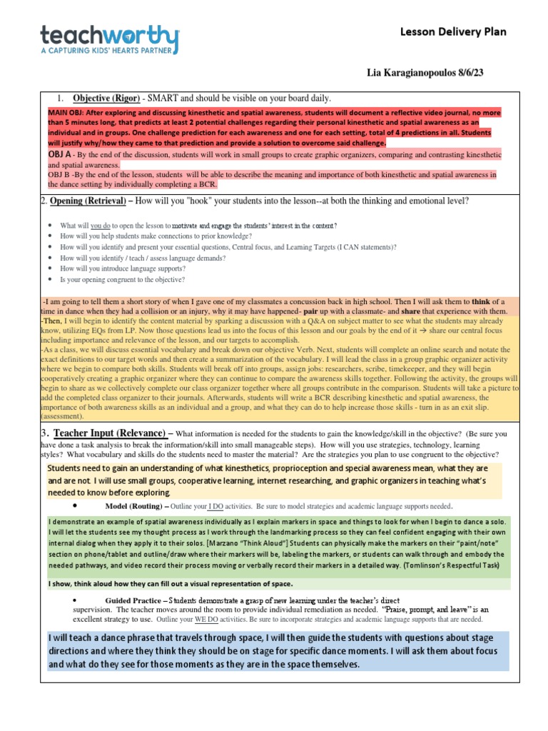 Lesson C | PDF | Learning | Differentiated Instruction