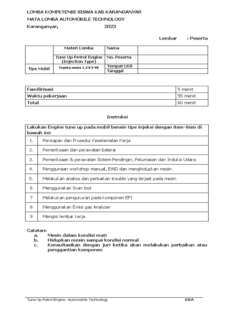 Report Sheet Task ETU EFI | PDF | Komputer