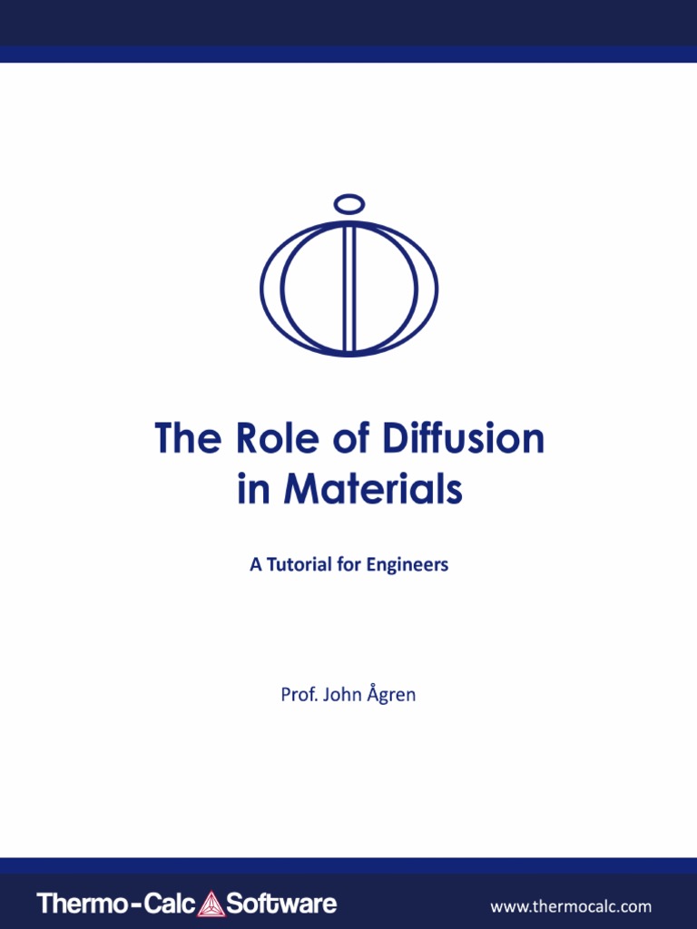 The Role of Diffusion in Materials Tutorial - Thermo Calc Software | PDF | Diffusion | Mole (Unit)