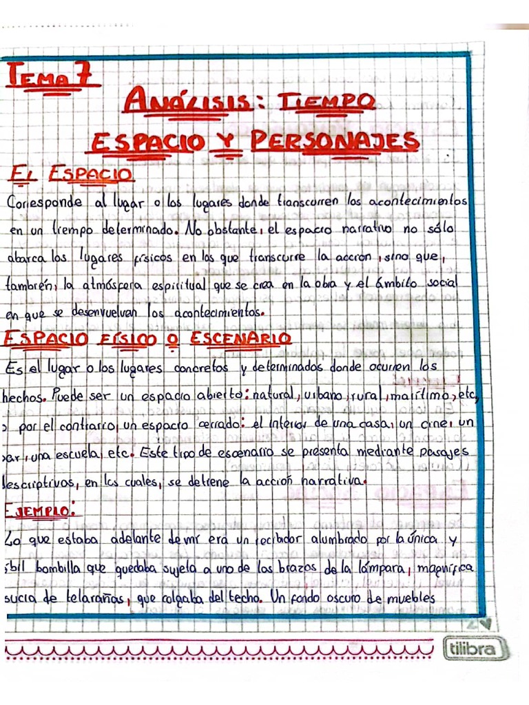 Tema 4 Tiempo y Espacio | PDF