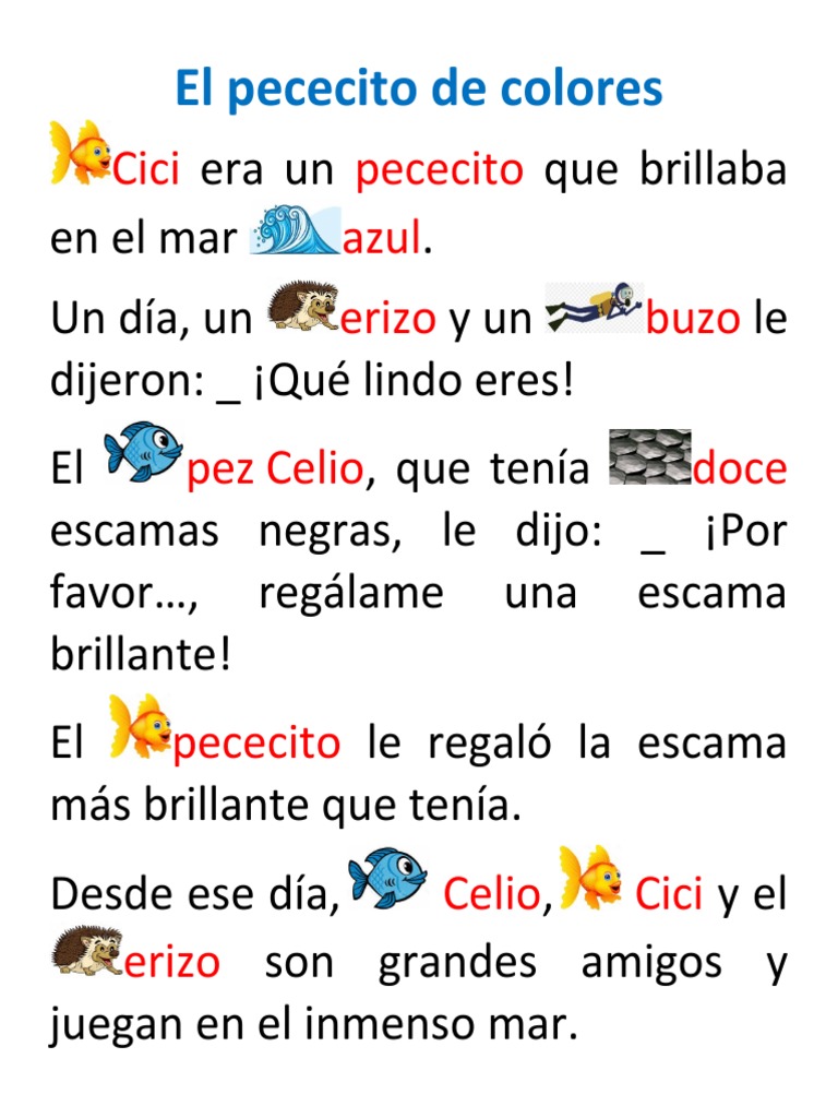 El Pececito de Colores | PDF