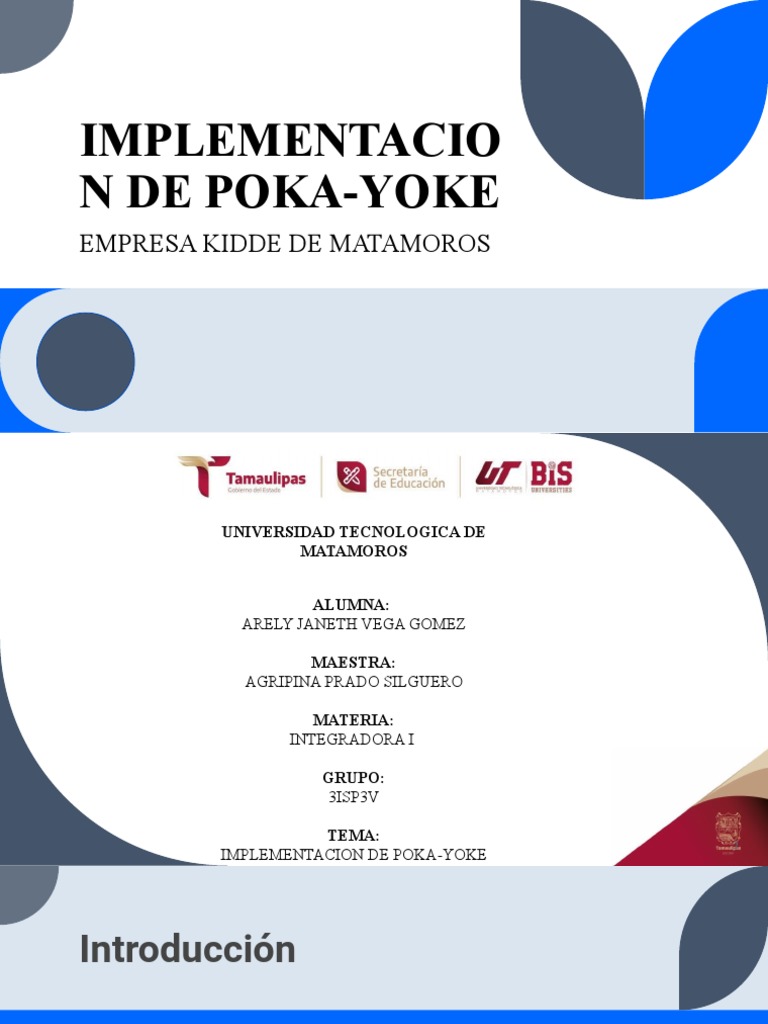 Implementación de Poka-Yoke en Kidde Matamoros | PDF | Informática ...