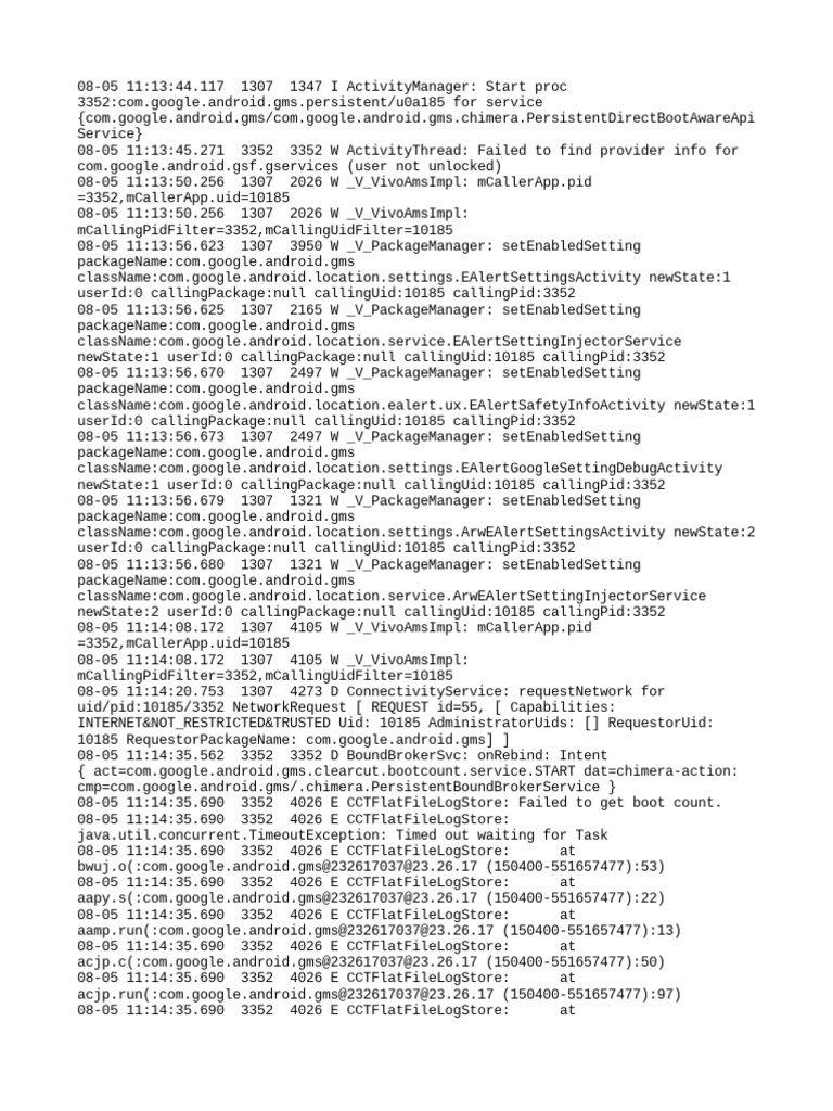 Log | PDF | Data Management | Computer Programming