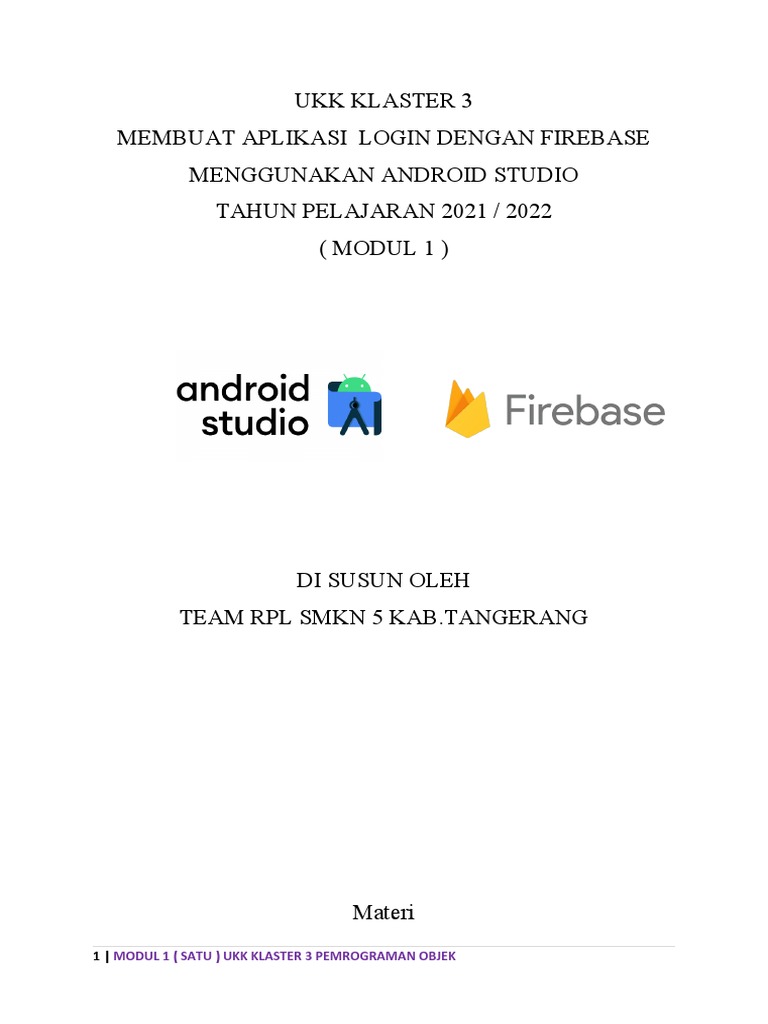 Ukk Klaster 3 Modul 1 (2023) | PDF