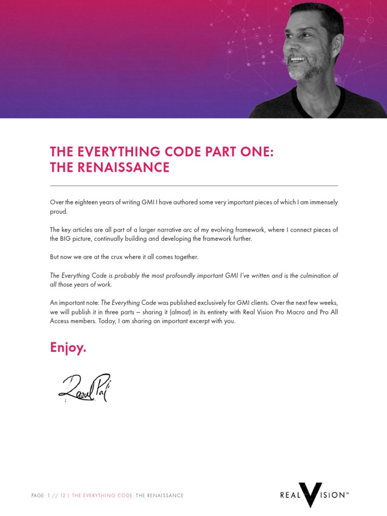 The Everything Code Raoul Pal | PDF