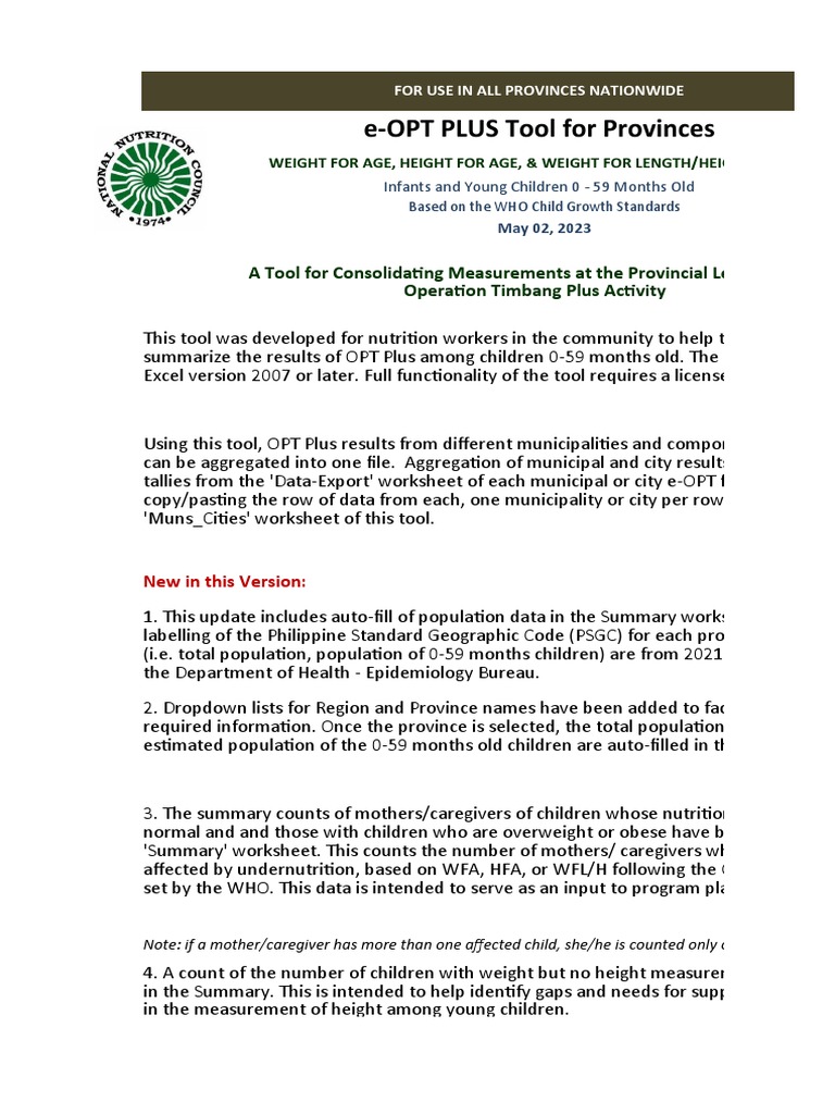 Opt Provincial 2023 | PDF | Obesity