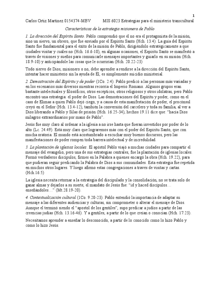 La Formacion Del Apostol Pablo