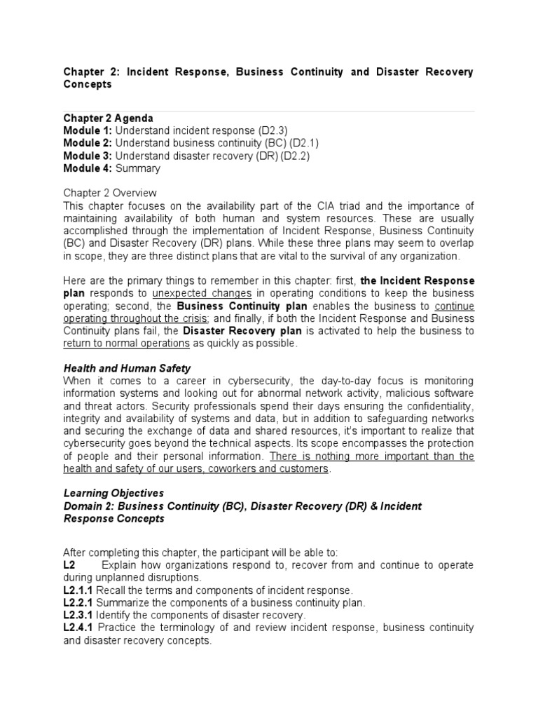 Isc Chapter 2 | PDF | Security | Computer Security