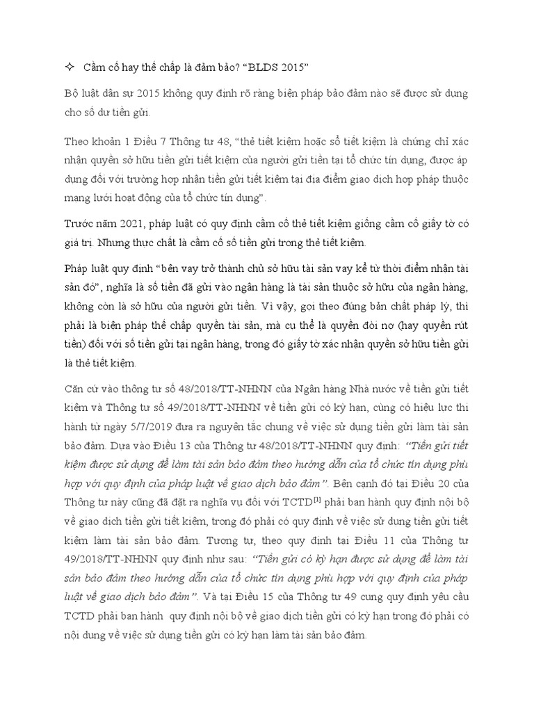 lkd thế chấp | PDF