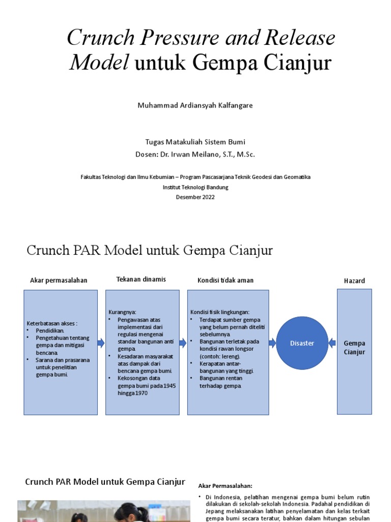Model Crunch PAR untuk Gempa Cianjur | PDF