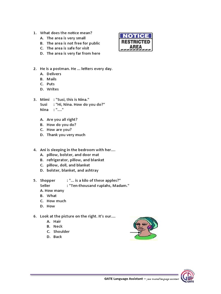 Olimpiade Bahasa Inggris Sd Pdf