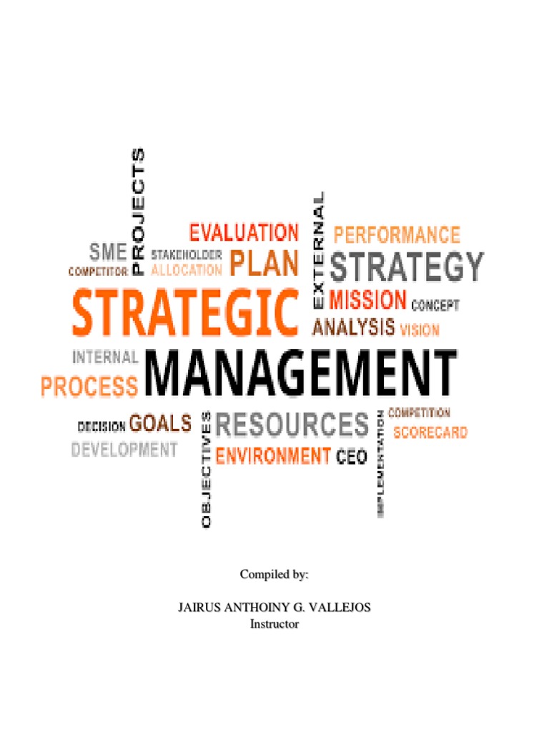 Final Module in Strategic Management | PDF | Strategic Management | Corporate Social Responsibility