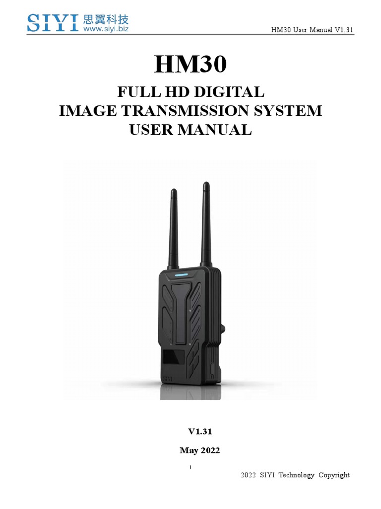 HM30 User Manual en v1.31 | PDF | Wi Fi | Usb