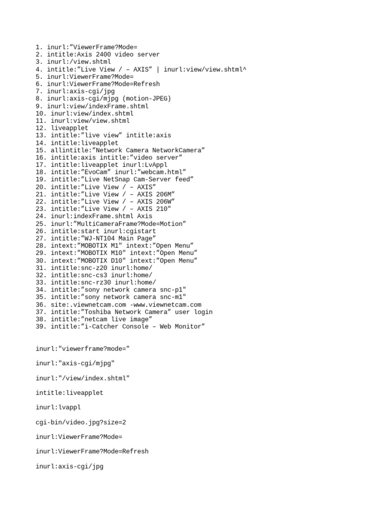 Camera Dorks | Download Free PDF | World Wide Web | Internet & Web