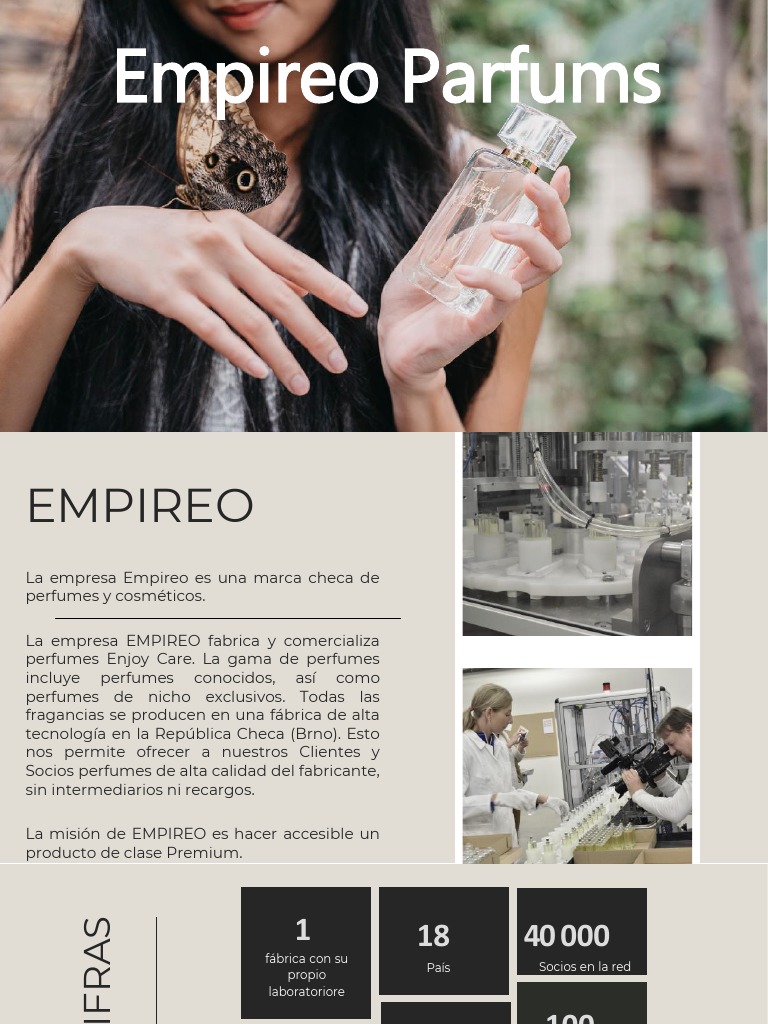 Perfumes Empireo: Calidad Checa Premium | PDF | Perfume | Perfumería