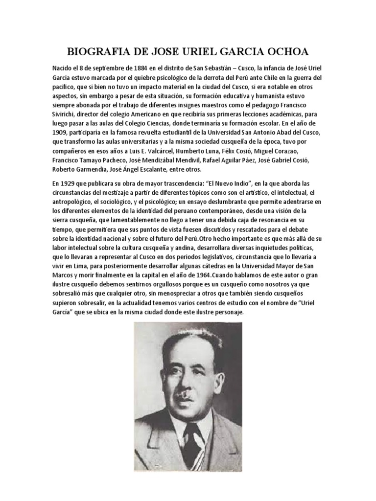 Biografía de José Uriel García Ochoa | PDF | Historia