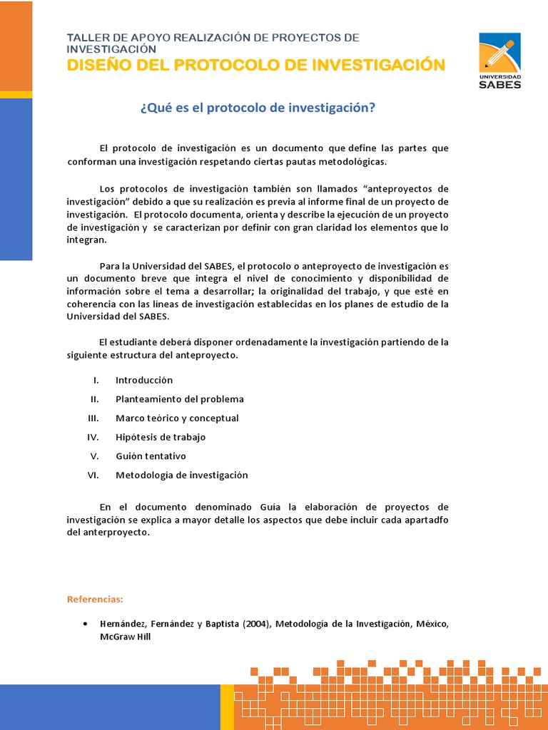 Protocolo de Investigación: Guía Práctica | PDF