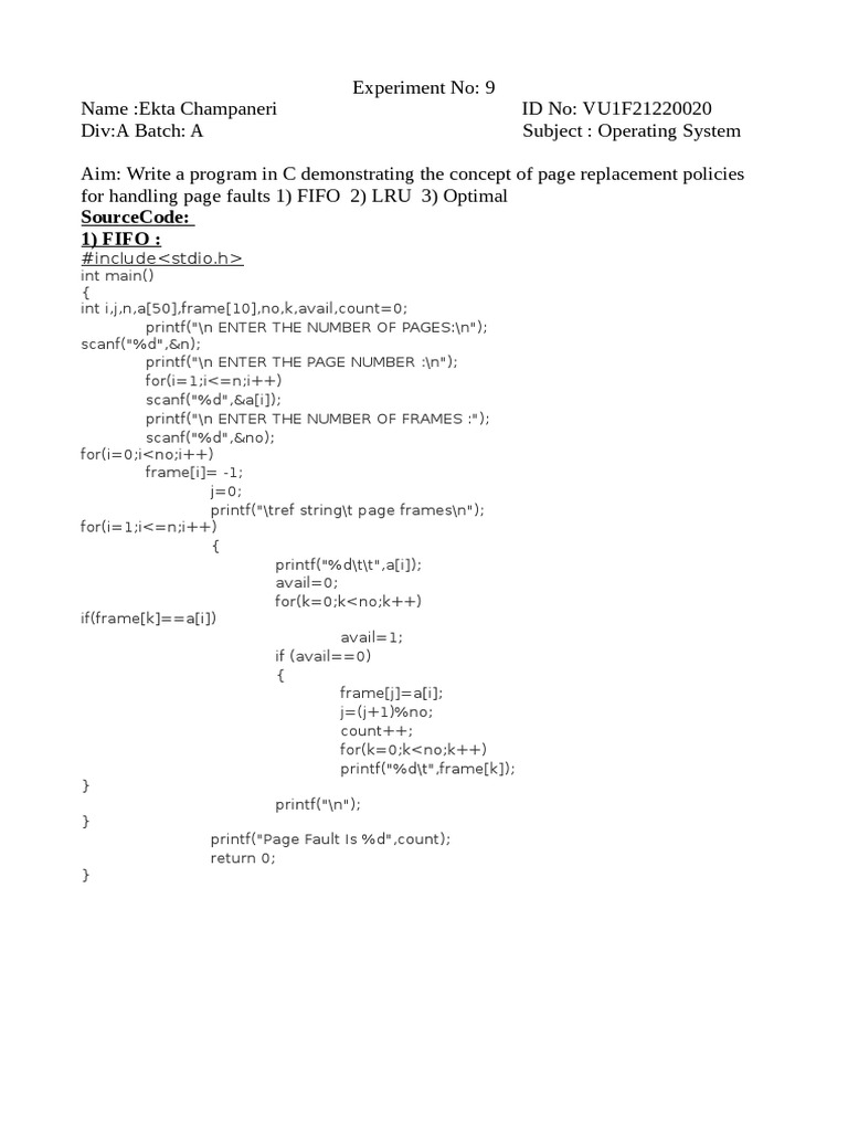 Ekta OS 9 | PDF | Computers
