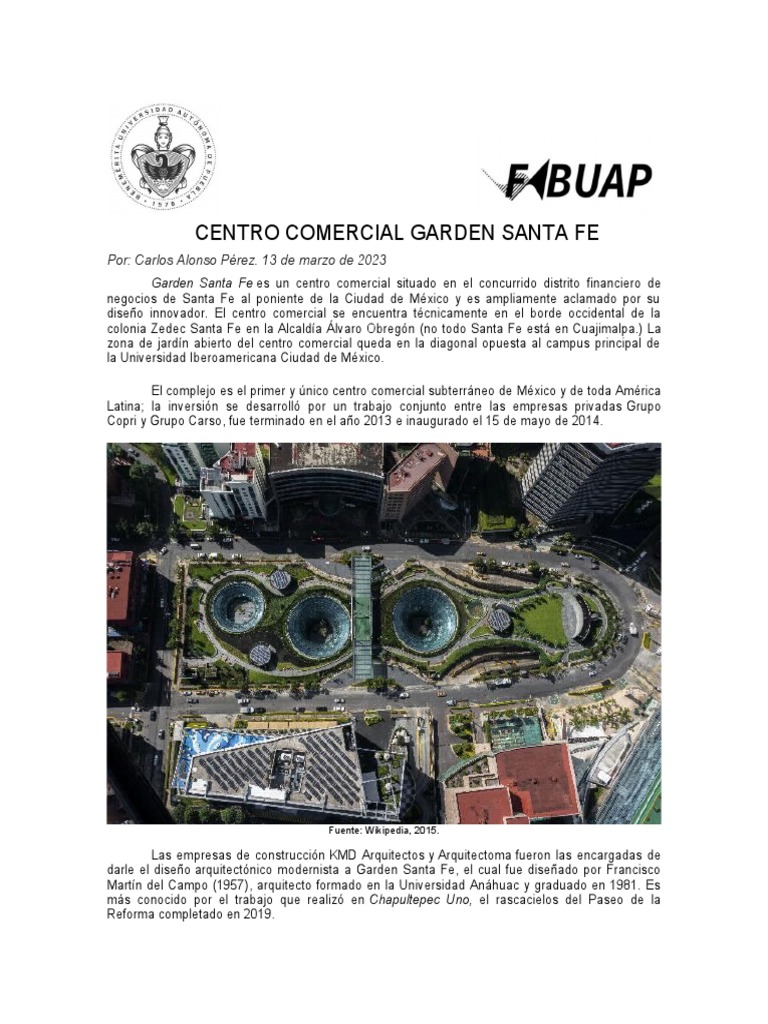 Artículo Garden Santa Fe | PDF