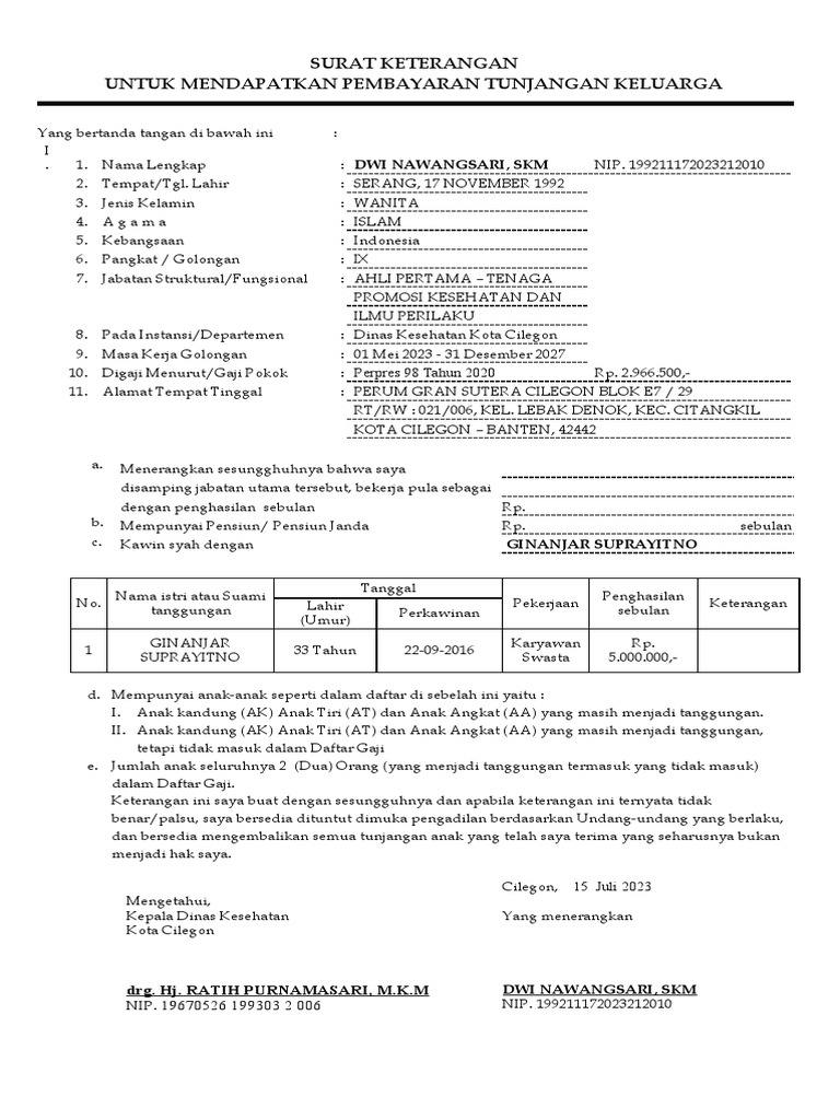 Format Skumptk Dinkes P3K | PDF
