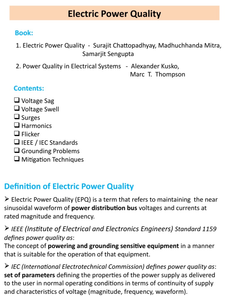 Power Quality | PDF