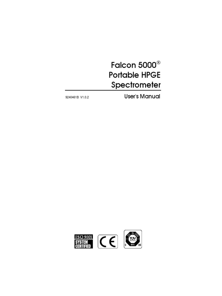 Falcon 5000 User's Manual | PDF