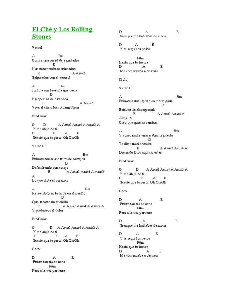 El Ché y Los Rolling Stones | PDF