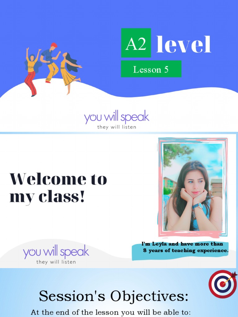 A2 English Lesson: Adjectives & Comparatives | PDF | Lion | Elephant