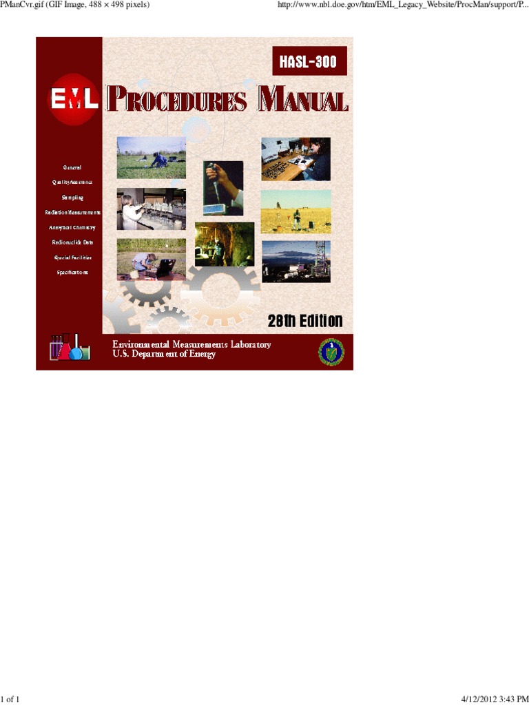 EML Prosedur Manual | Download Free PDF | Absorbed Dose | Atoms