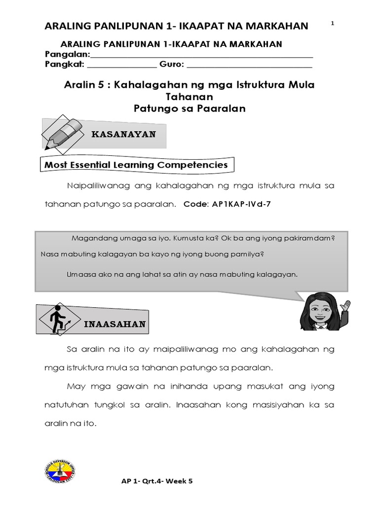 AP 1 Q4 Week 5 | PDF