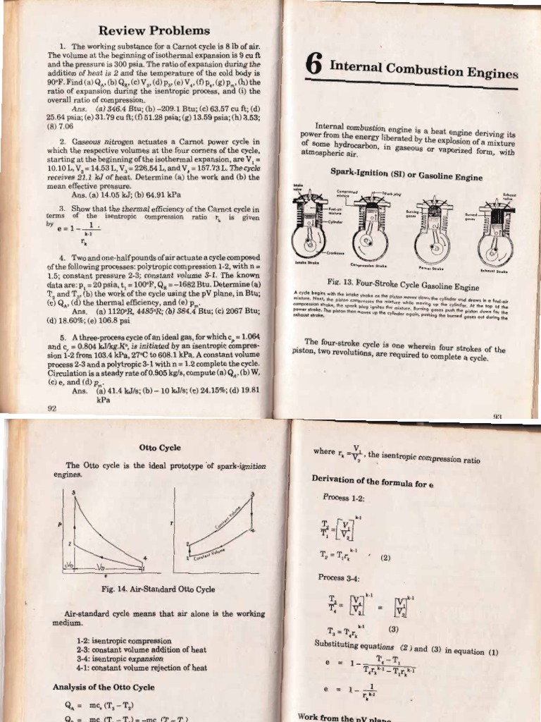 Otto&Diesel | PDF | Engines | Internal Combustion Engine