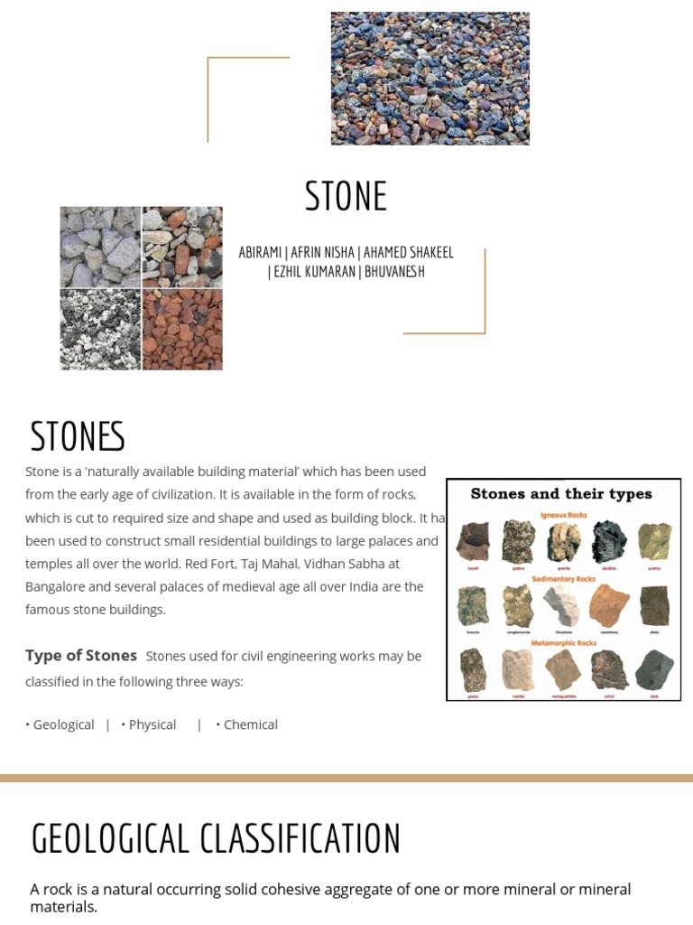 STONE | PDF | Rock (Geology) | Sedimentary Rock